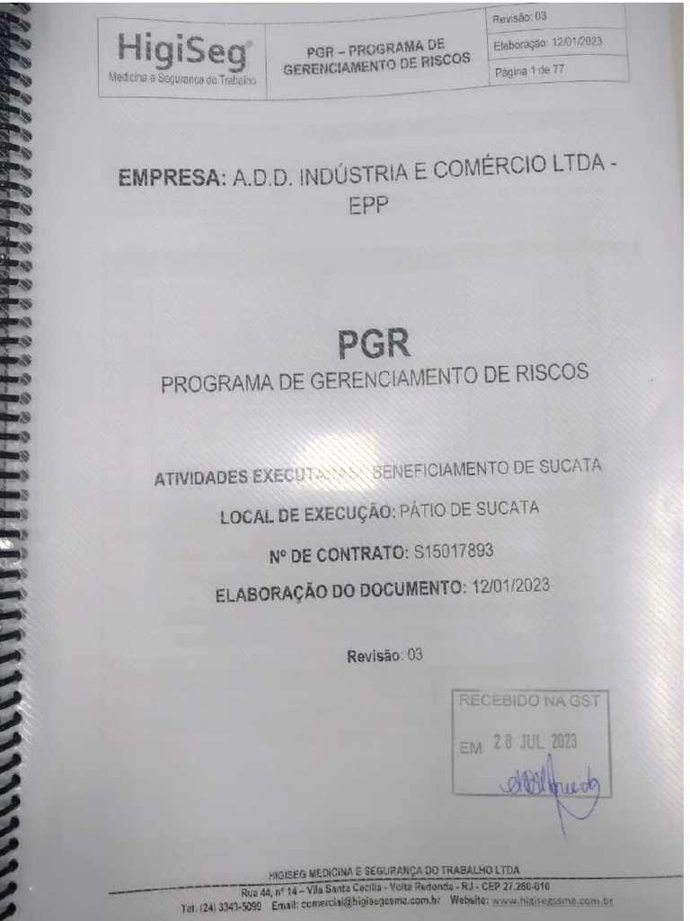 Capa PGR | PDF