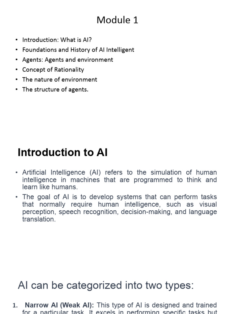 AI Notes - Module 1 To Module 3 - 4 | PDF | Artificial Intelligence ...