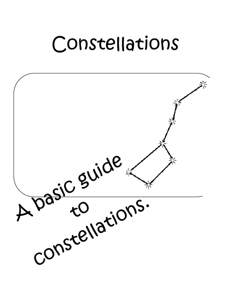 Constellations: A Basic Guide To Conste Llat Ions | PDF | Home & Garden