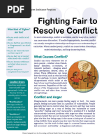 Fair Fighting Rules for Healthy Disagreements | PDF