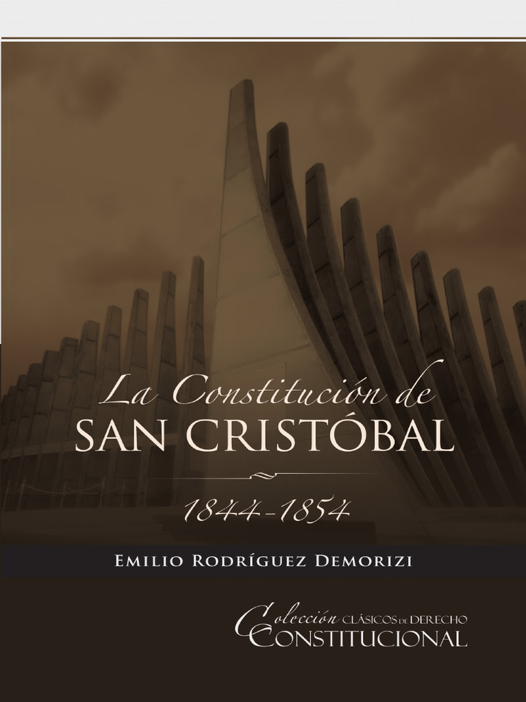 Libro La Constitucion de San Cristobal | PDF | Constitución | República Dominicana