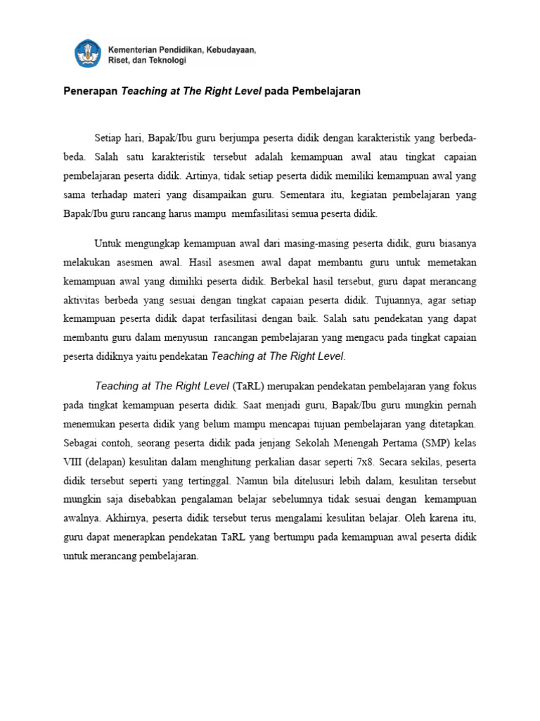 PPA Umum Topik 3 Teks 1 | PDF