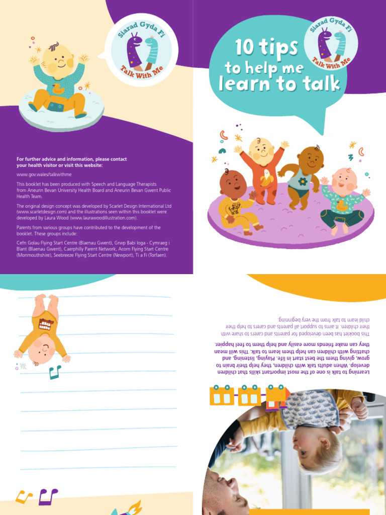 10 Tips To Help Me Learn To Talk Print | PDF | Language Arts ...