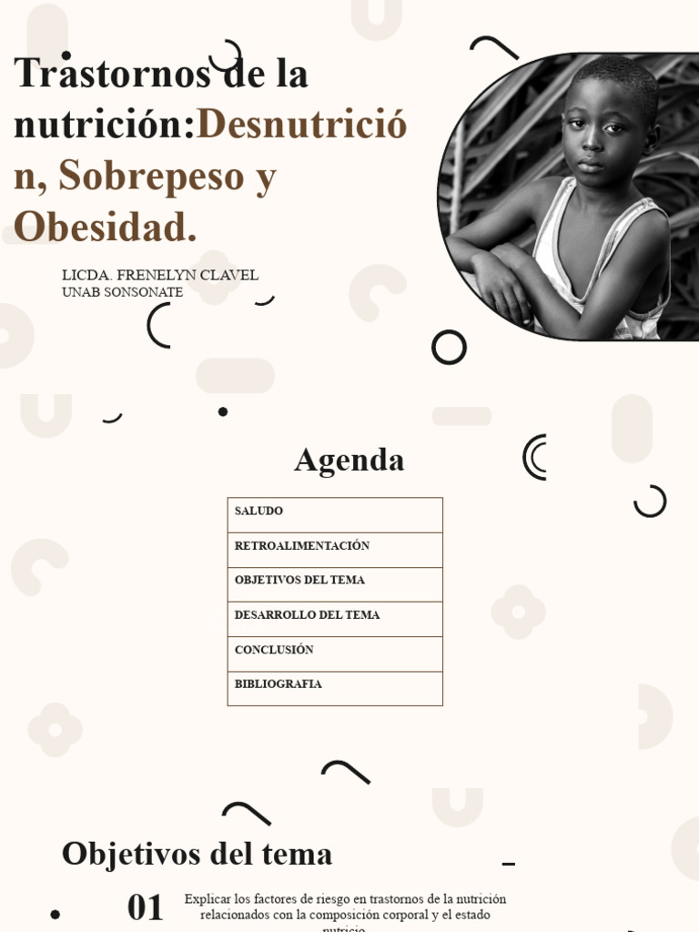 Clase 25 Trastornos De La Nutrición Desnutricion Sobrepeso Y Obesidad