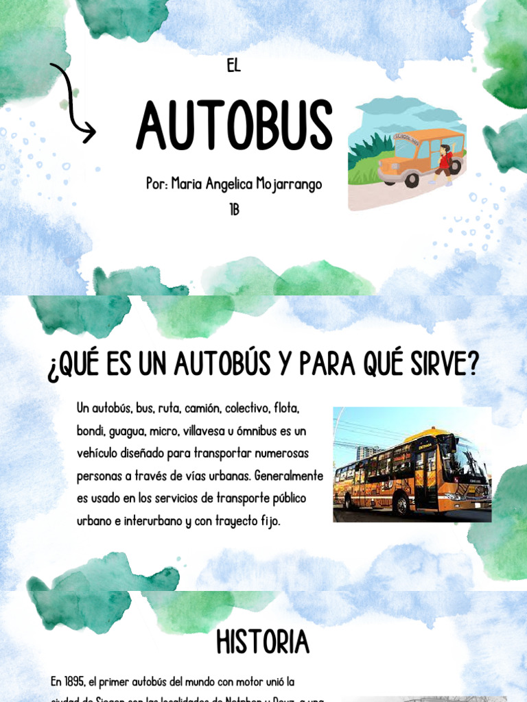 El Autobús | PDF | Autobús | Transporte ferroviario