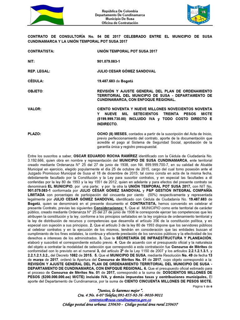 Contrato Eot | PDF | Derecho