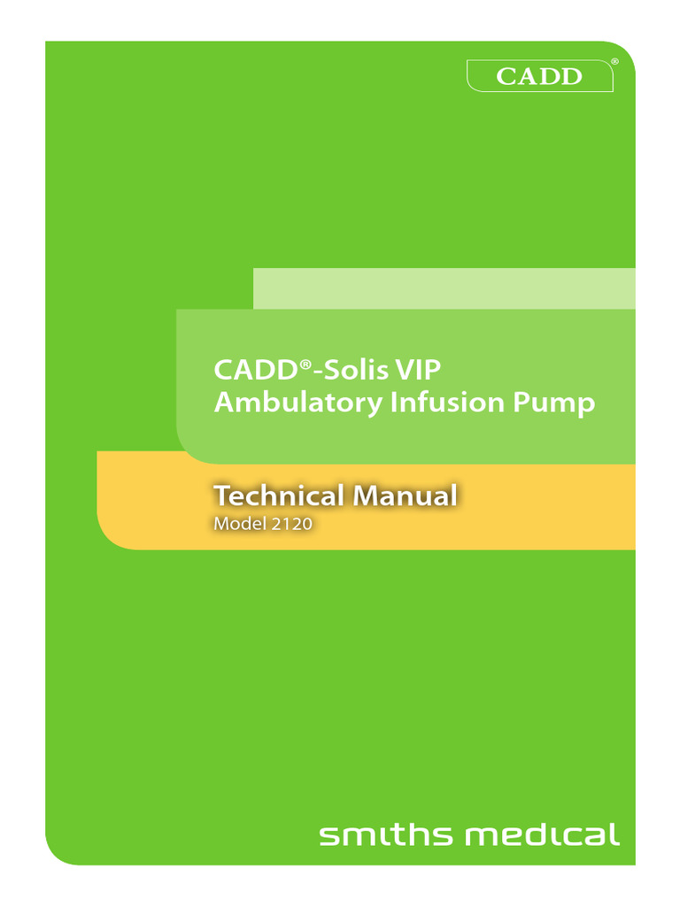 CADD®-Solis VIP Pump Manual | PDF | Battery (Electricity) | Intravenous ...