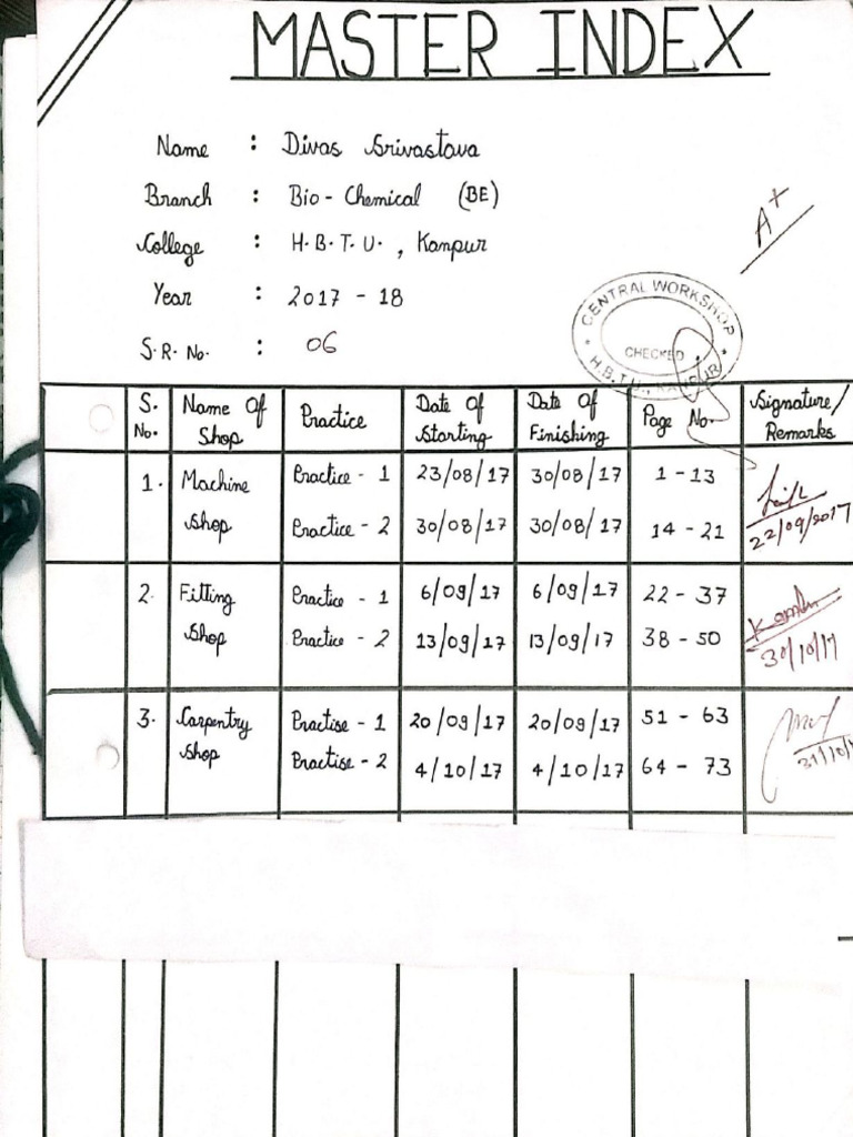 Workshop Practical File 230917 104717 | PDF