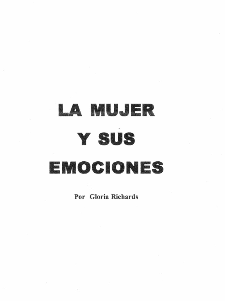 La Mujer y Sus Emociones | PDF