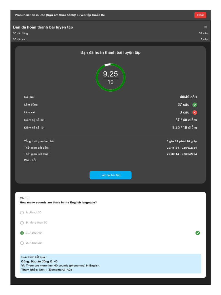 Luyện Tập Trước Thi | PDF