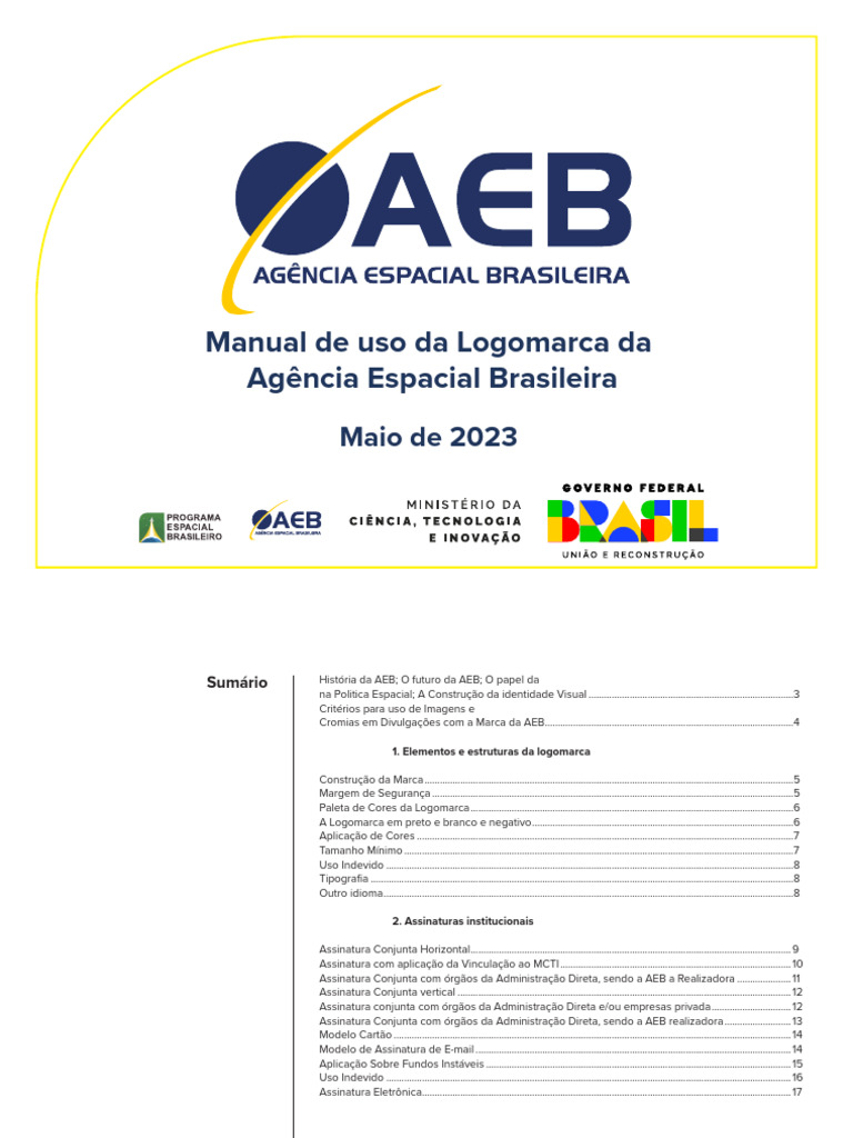 Manual de Uso da Logomarca AEB | PDF | Brasil | Economia