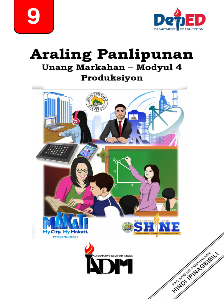 Ap9 q1 Mod4 Produksiyon v1.2-FOR-PRINTING-1 | PDF