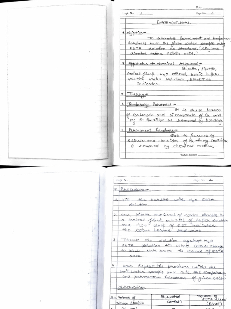 Teacher's Signature Document Template | PDF