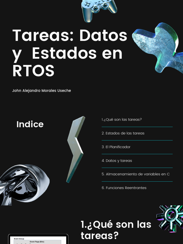 Tareas y Estados en RTOS | PDF | Programación (Computación) | Tecnologías de la información