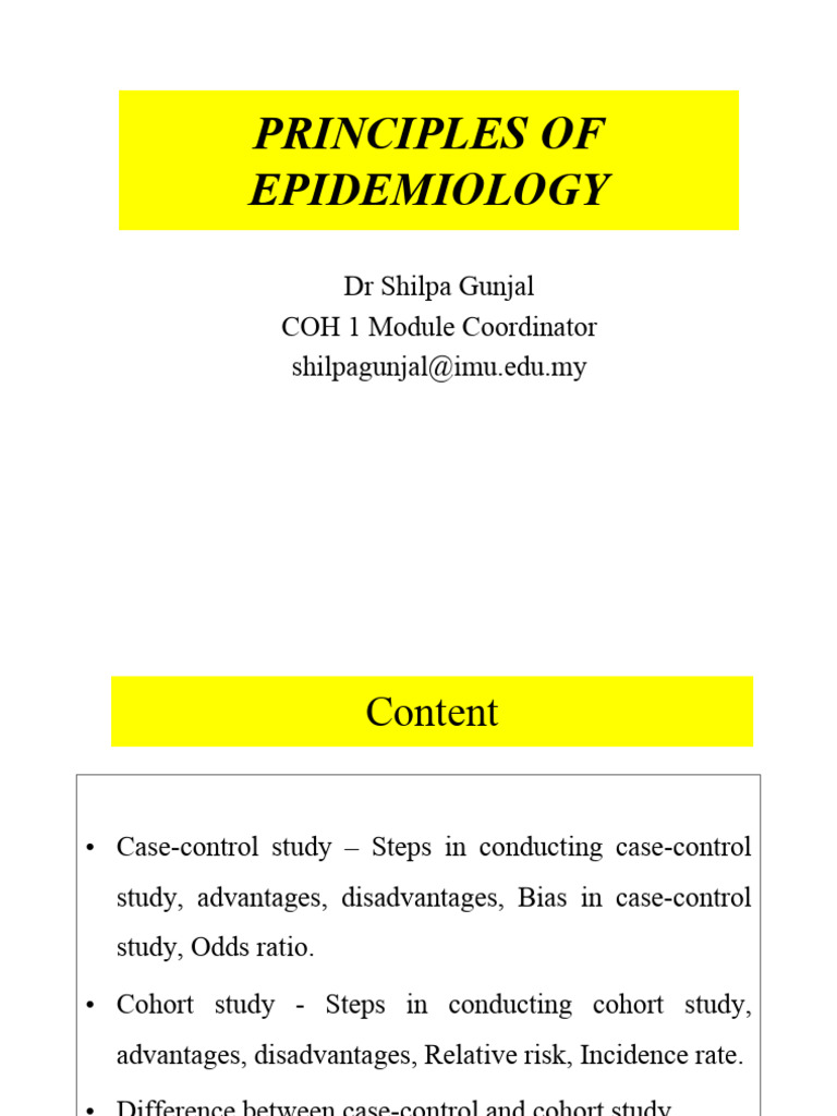 Analytical Epidemiology - 2 | PDF | Cohort Study | Epidemiology
