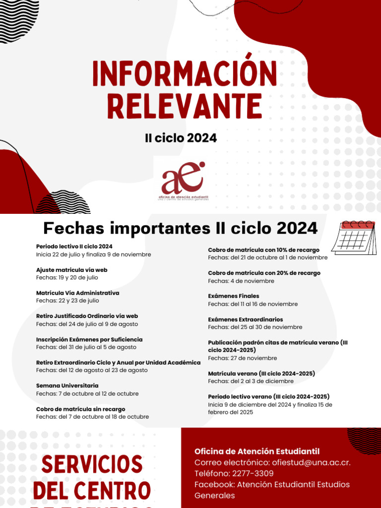 InformaciÃ N Relevante II Ciclo 2024 | PDF