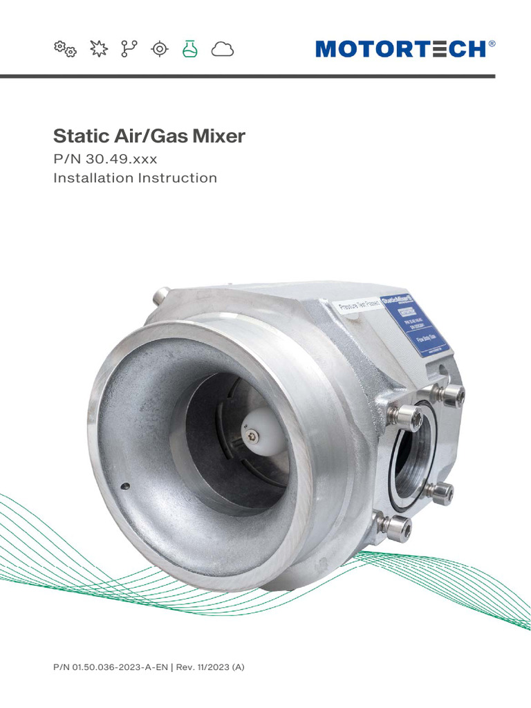MOTORTECH Manual Static Air Gas Mixer 30.49.Xxx 01.50.036 2023 A en WEB ...