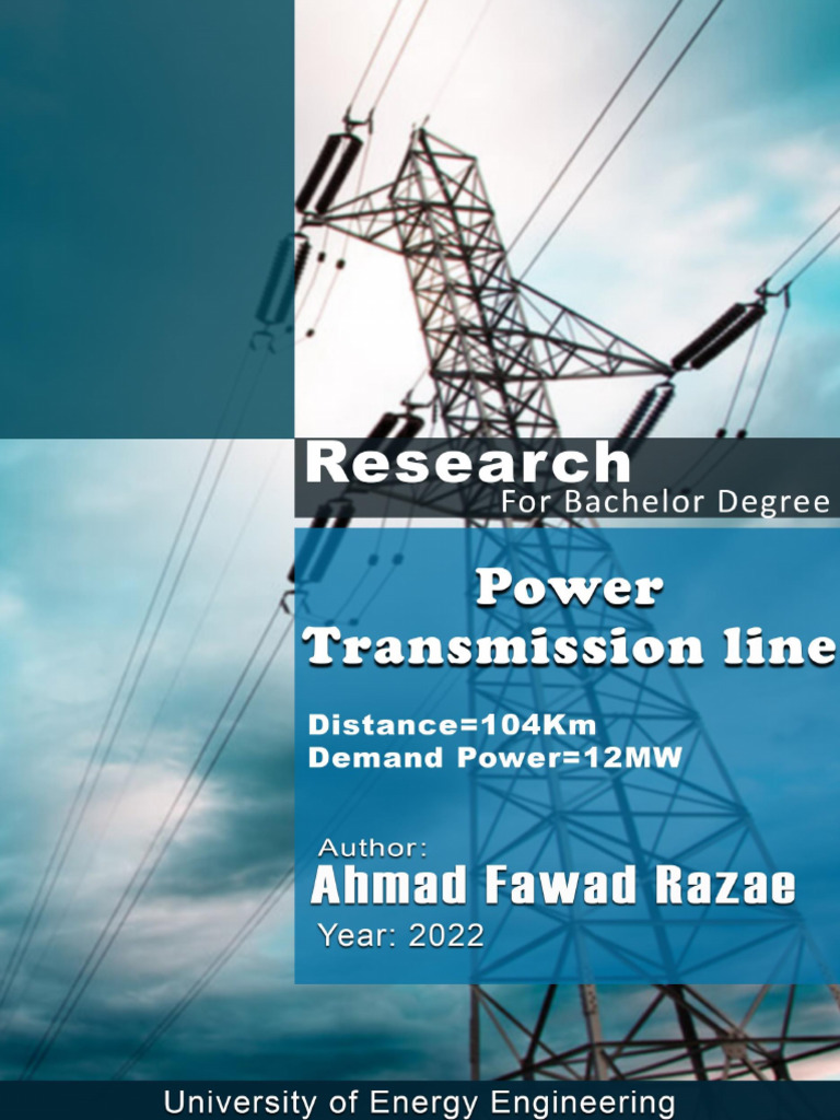 12MW Power Transmission Line | PDF | Electric Power Transmission ...