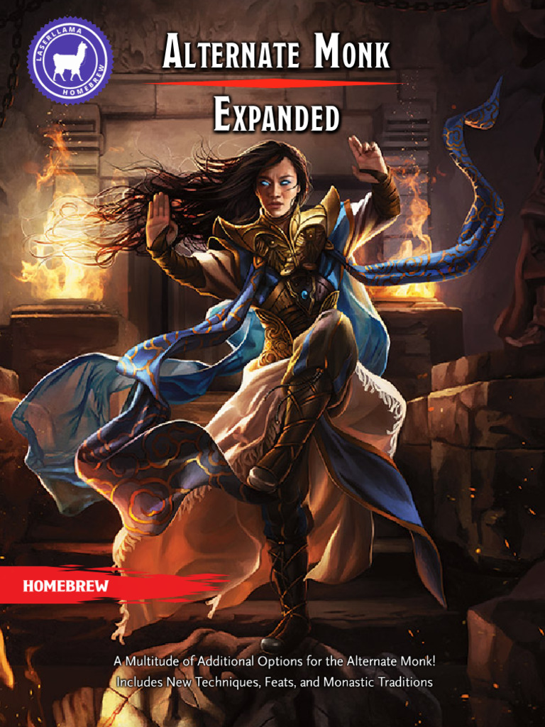 Alternate Monk - Expanded - GM Binder | PDF