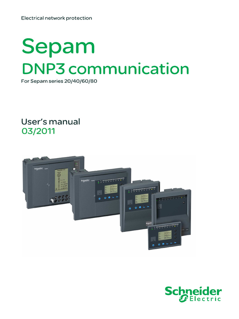 Manual Dnp3 Sepam | PDF