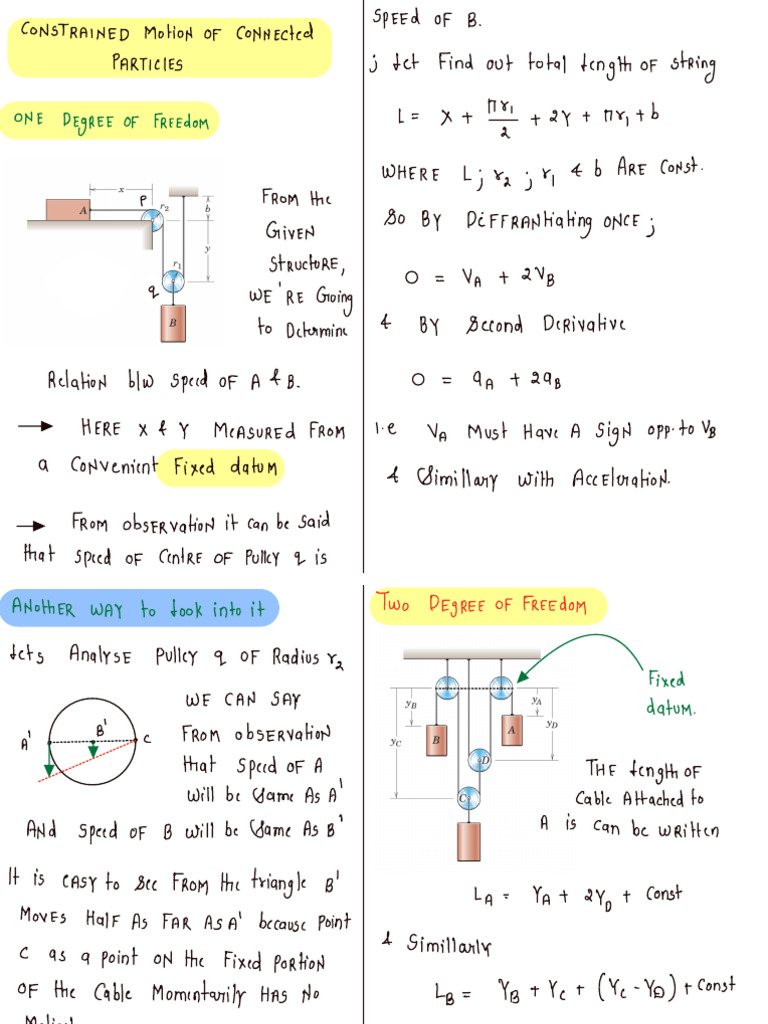 Constraint Motion | PDF | Kinematics | Metrology