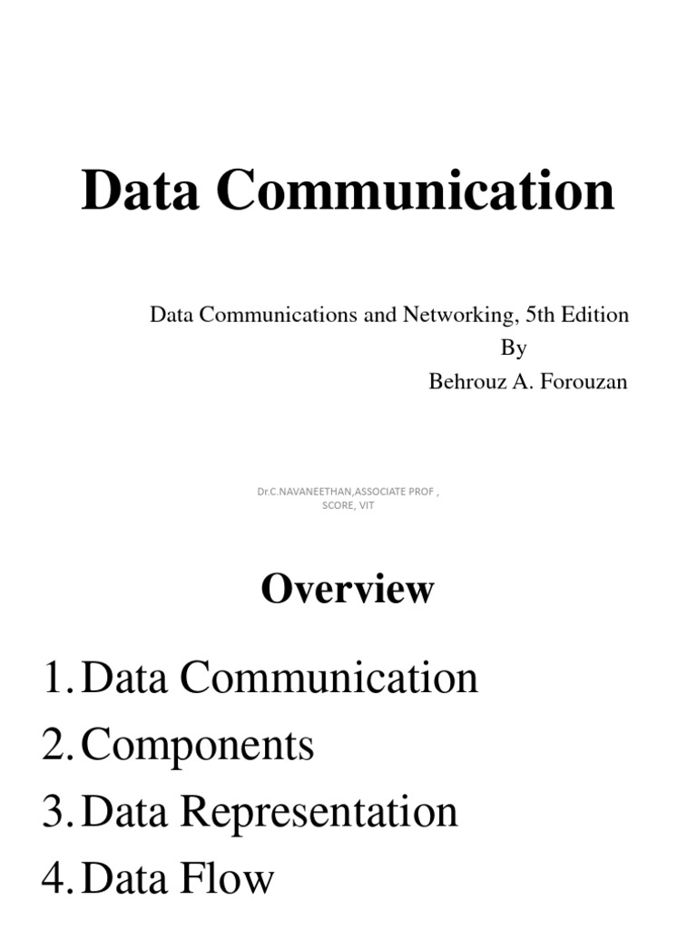 2-Module - 1 Overview of Computer and Communication Networks-03-01-2024 ...
