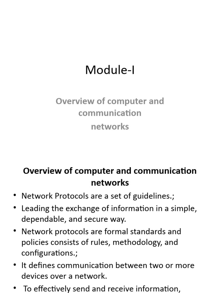 Computer Network Protocols Guide | PDF | Osi Model | Internet Protocol ...