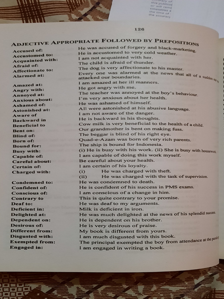 Adjv. and Verb Prepositions | PDF
