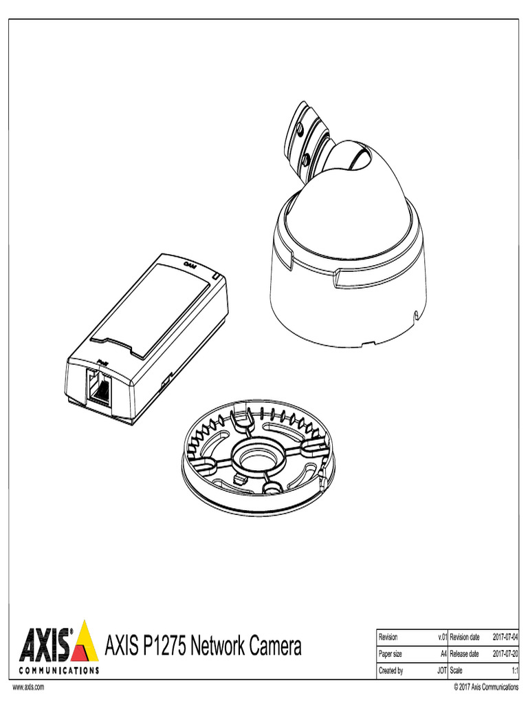 Axis p1275 Network Camera en US 111688 | PDF