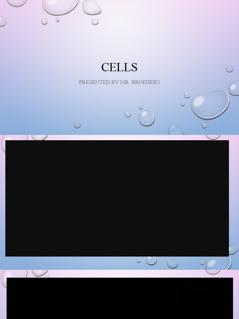 Form 3 Cells 2023 PowerPoint | PDF | Cytoplasm | Cell (Biology)