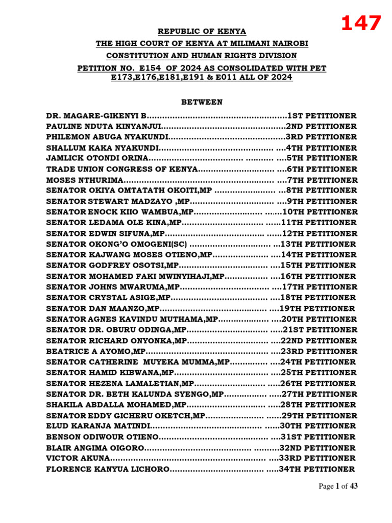 NRB 1ST-5TH Petitioners Submissions-Housing-Nrb Pet E154 of 2024-DR ...