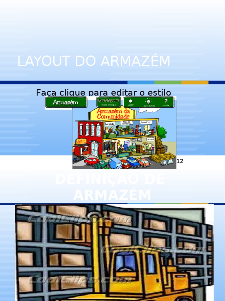 LAYOUT DO ARMAZÉM Power Point | PDF