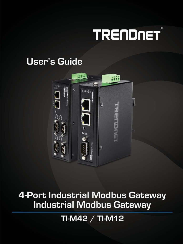 UG TI-M12 M42 (v1.0R) | PDF | Ip Address | Port (Computer Networking)
