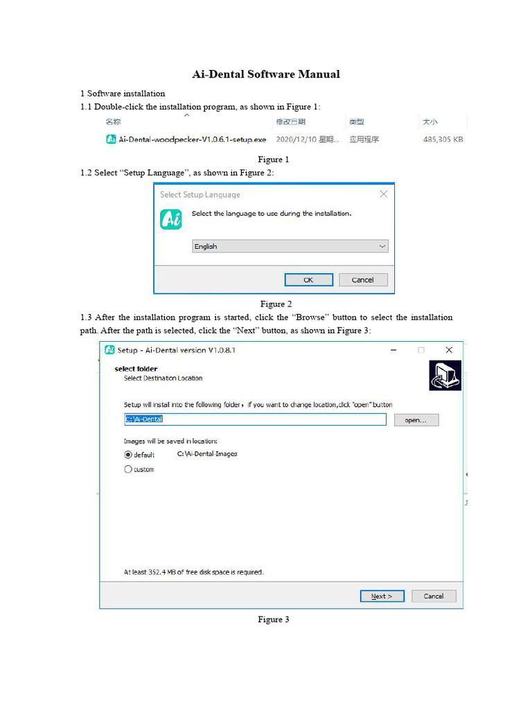 Ai-Dental Software Installation Guide | PDF | Login | Password