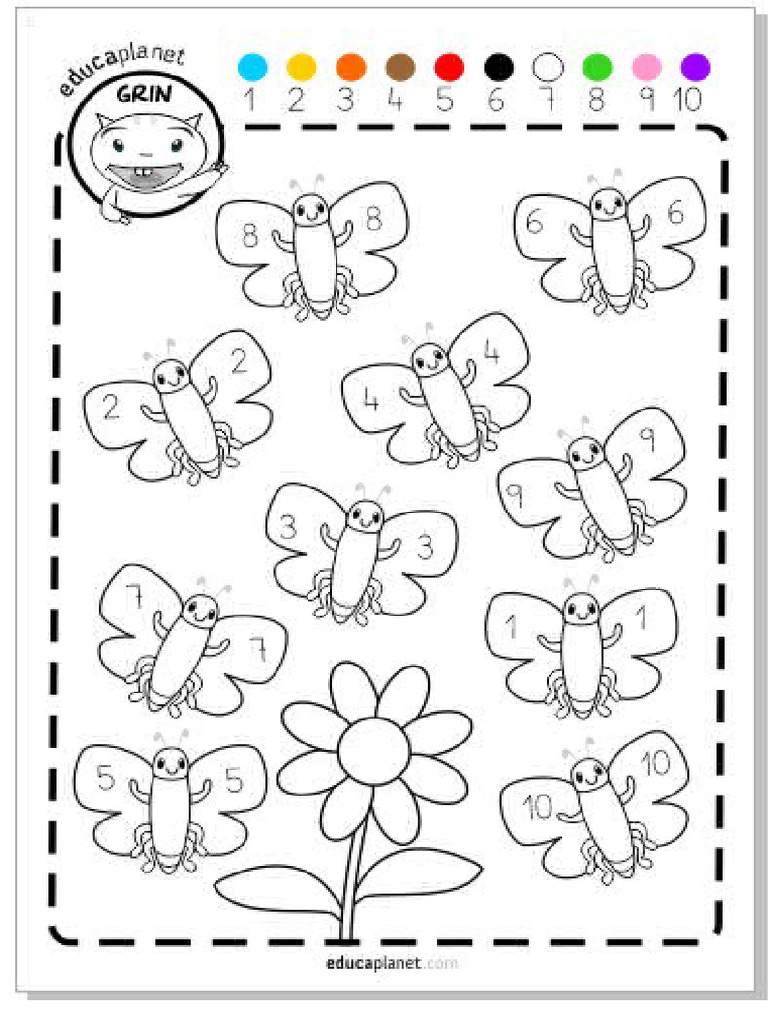 Dibujos Con Numeros | PDF