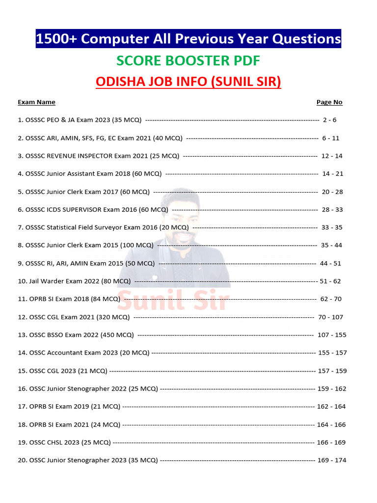 1500+ Computer All Previous Year Questions | PDF | World Wide Web ...