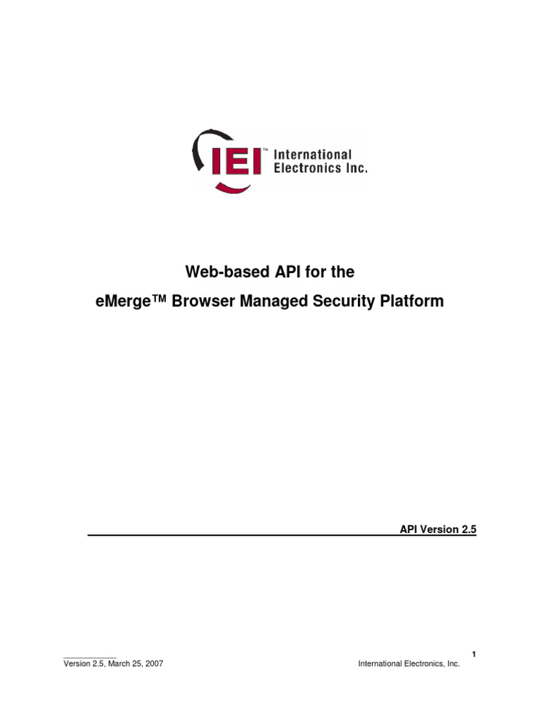 Emerge API-DataExchangev2 - 5 | PDF | Databases | World Wide Web