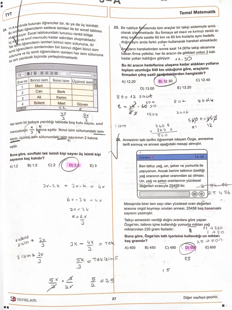 3d TR Geneli Tyt Mat | PDF