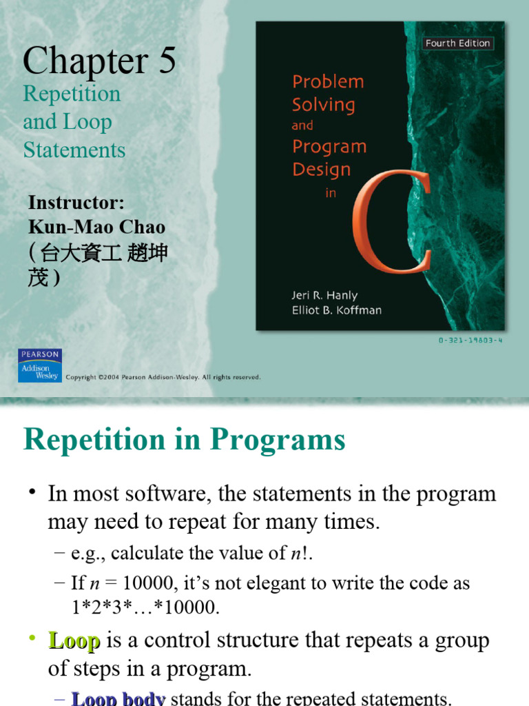 Chapter 05 | PDF | Control Flow | Computer Programming Chapter 05 | PDF | Control Flow | Computer Programming