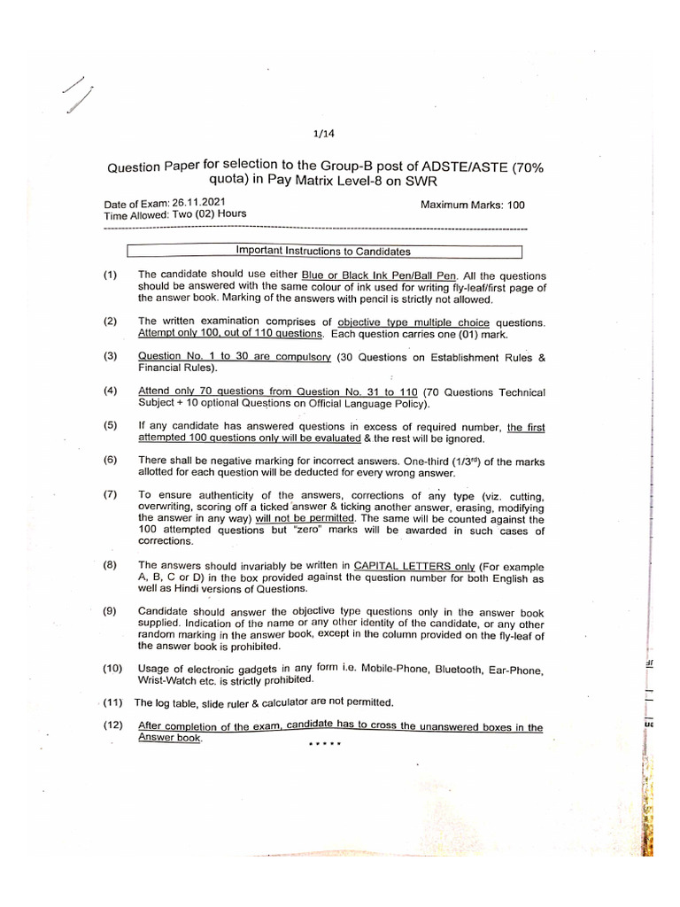 70-SWR-26 11 2021 | PDF