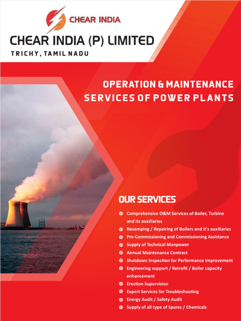 Chear India Brochure | PDF | Employment | Power Station