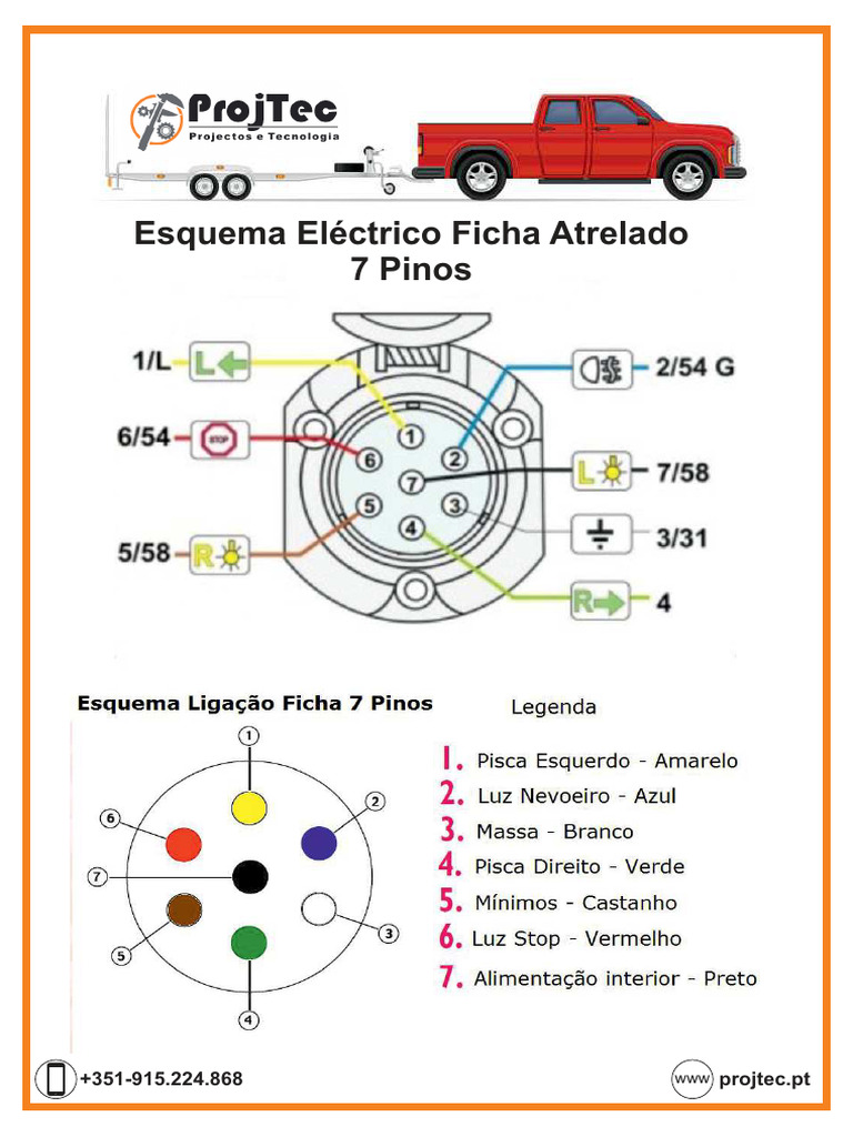 Esquema Eléctrico 7 Pinos Atrelado | PDF