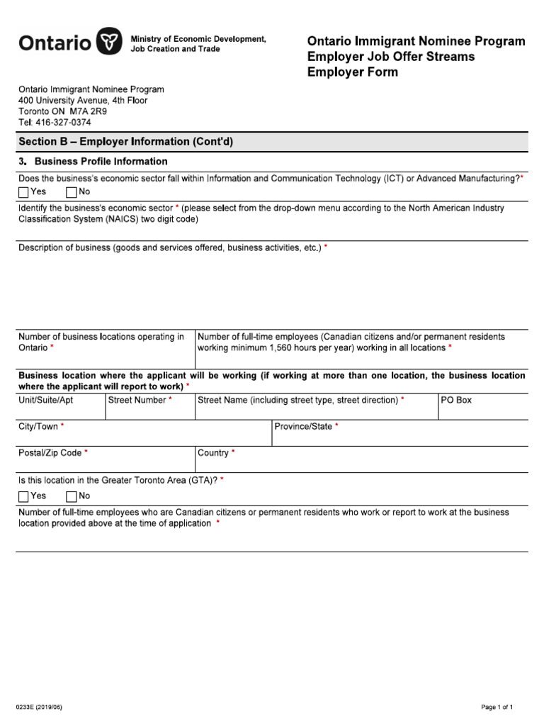 Employer Form PG 4 | PDF