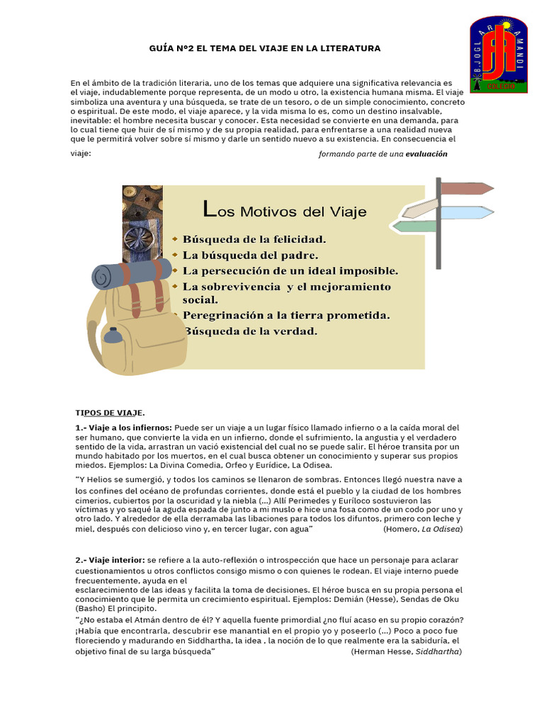 El Viaje en La Literatura 8° | PDF | Infierno