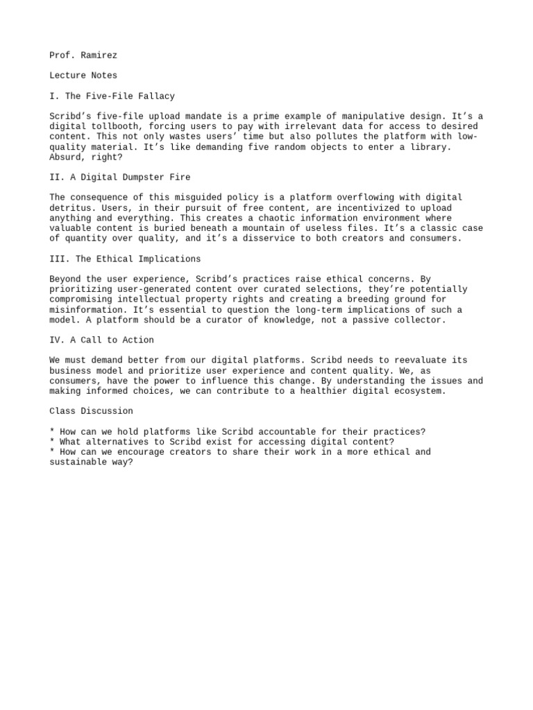 Scribd Notes 4 | PDF | Computers