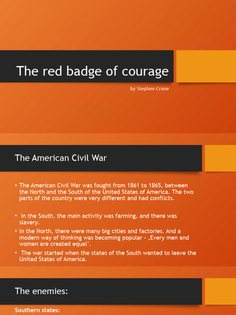 The Red Badge of Courage Overview | PDF | American Civil War ...
