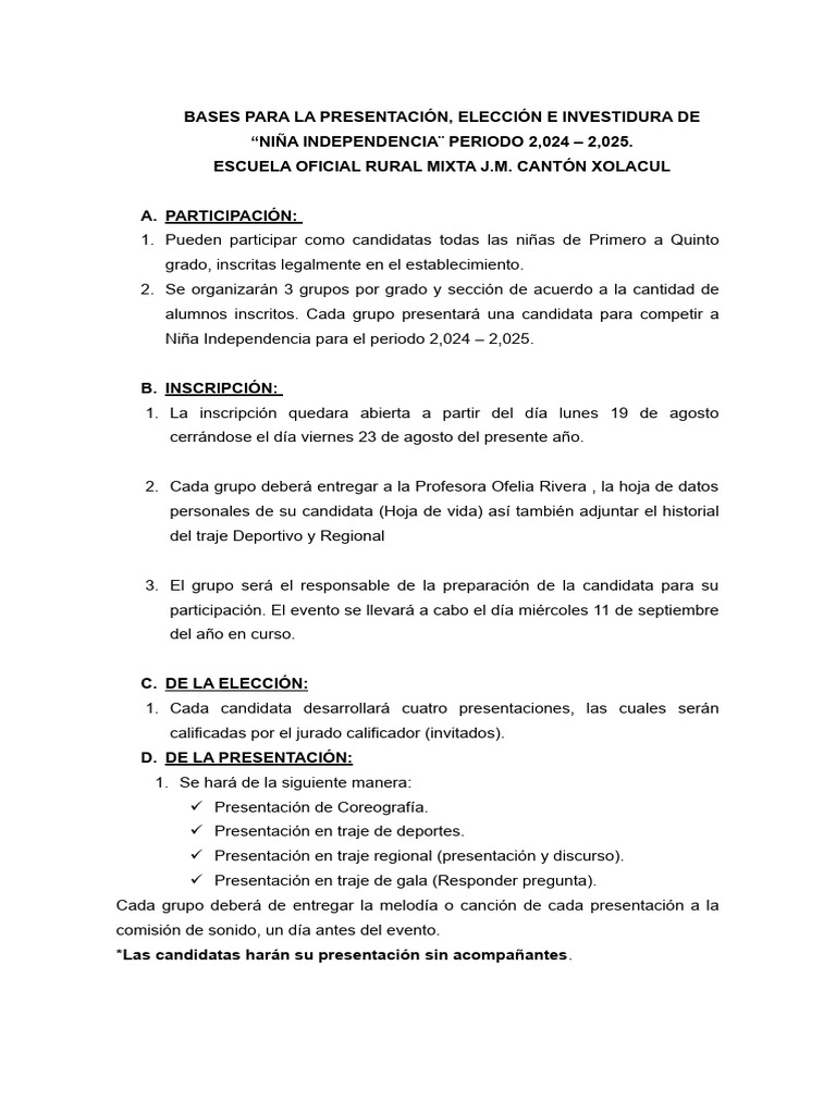 Bases para La Presentación-1 | PDF