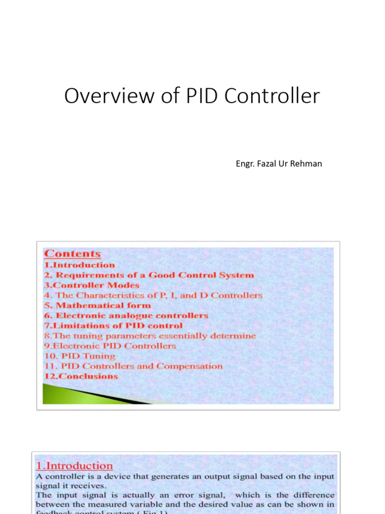 PID Overview | PDF