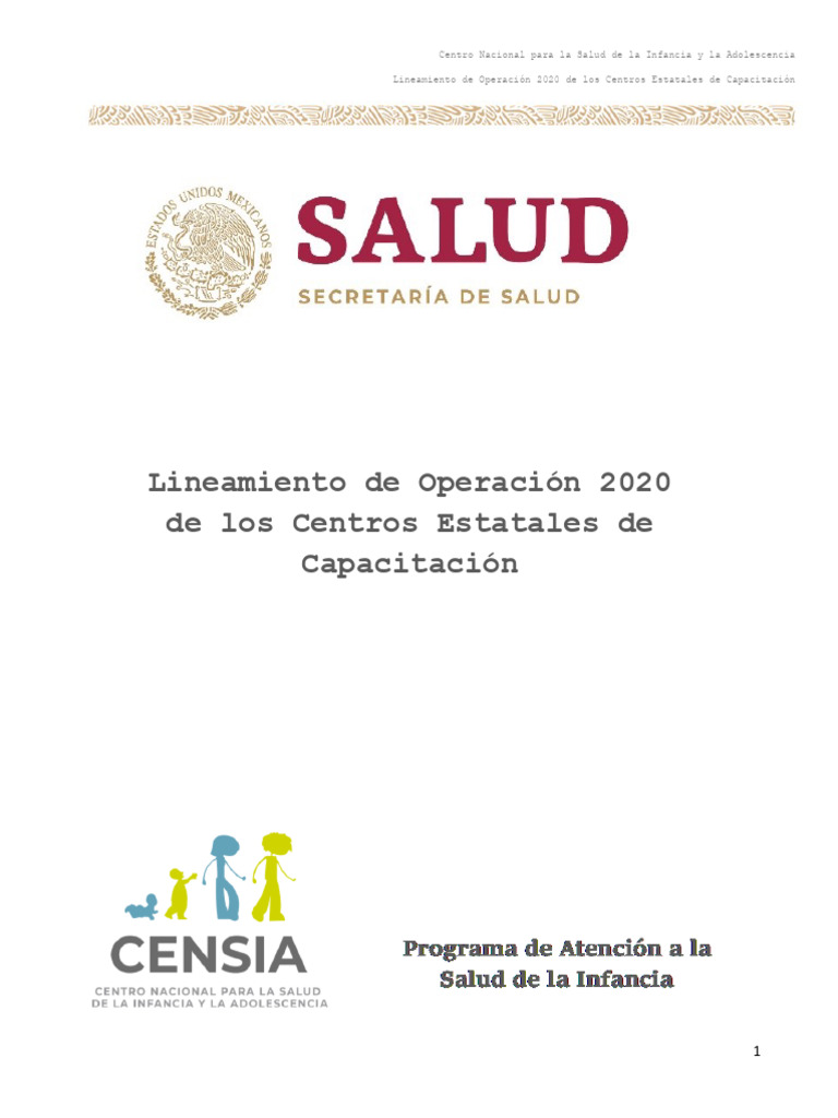 Centros Estatales de Capacitaci N 2020 | PDF | Hospital | Cuidado de la ...