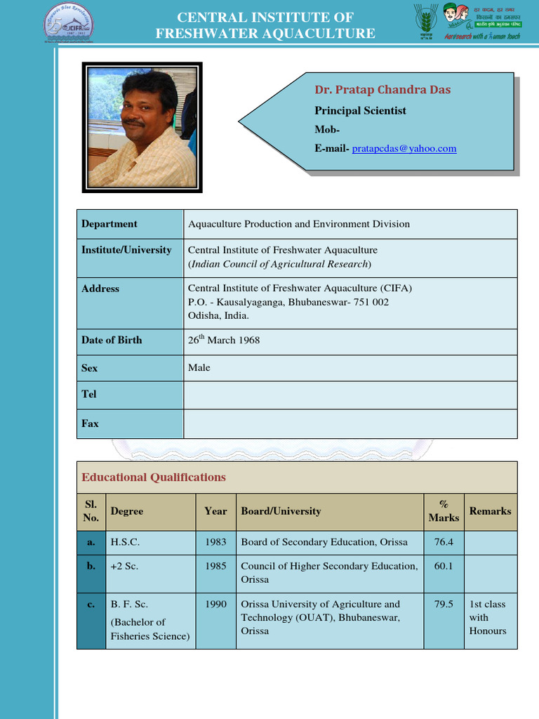 PC Das | PDF | Aquaculture | Agriculture